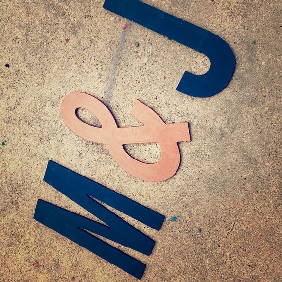 Party Supplies | Wood Initials J And M | Poshmark